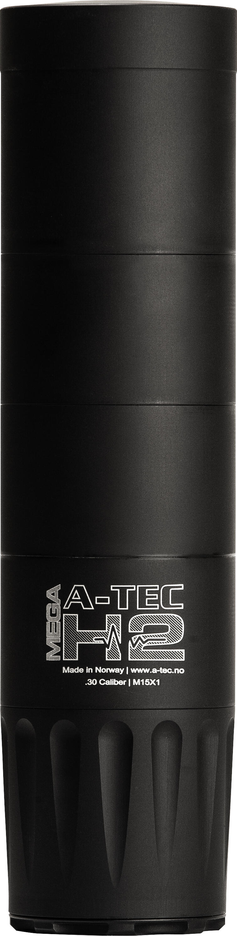 A-tec Mega H2 Maks. Kal. 30 14X1 Moduldemper, 250mm, 596g, 38dBc - Norma AS