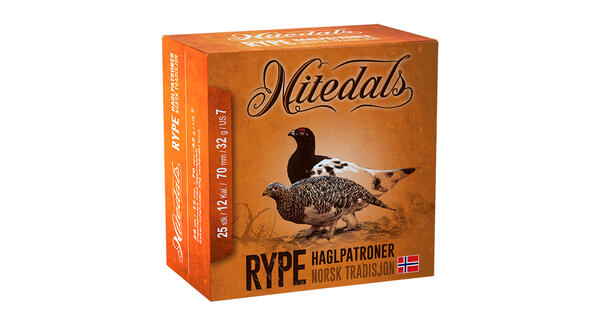 Nitedals Rype 12/70 US7 32 g Blypatron spesielt egnet til rypejakt ...