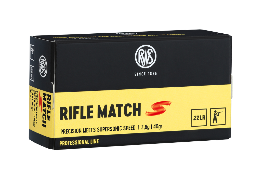 RWS Rifle Match S .22LR RWS salongpatron - Norma AS